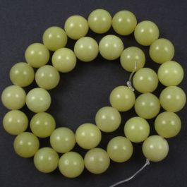UK Semi Precious and Gemstone Beads Butter Jade 12mm Round Beads Online ...