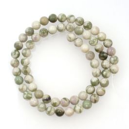 UK Semi Precious and Gemstone Beads Peace Jade 6mm Round Beads Online ...