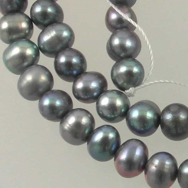UK Semi Precious and Gemstone Beads Natural Freshwater Potato Pearl ...